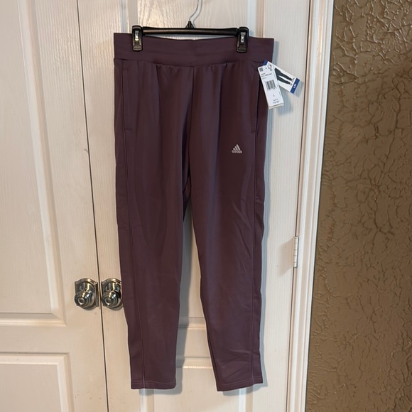 adidas | Pants & Jumpsuits | Adidas Purple Track Pants Tapered Comfort ...
